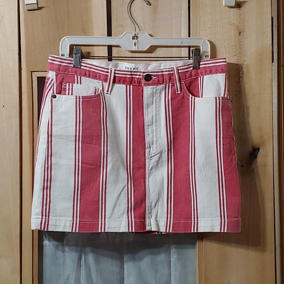 Frame Denim | Skirts | Frame Denim Womans Skirt Size 3 Inch Waist ...
